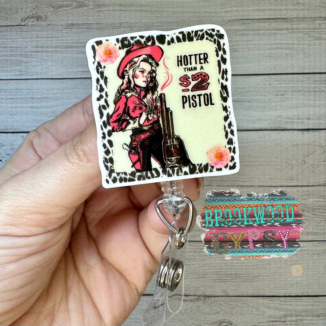 Western Badge Reel,nurses Badge Reel,cowboy Badge Reel,medical Badge ...