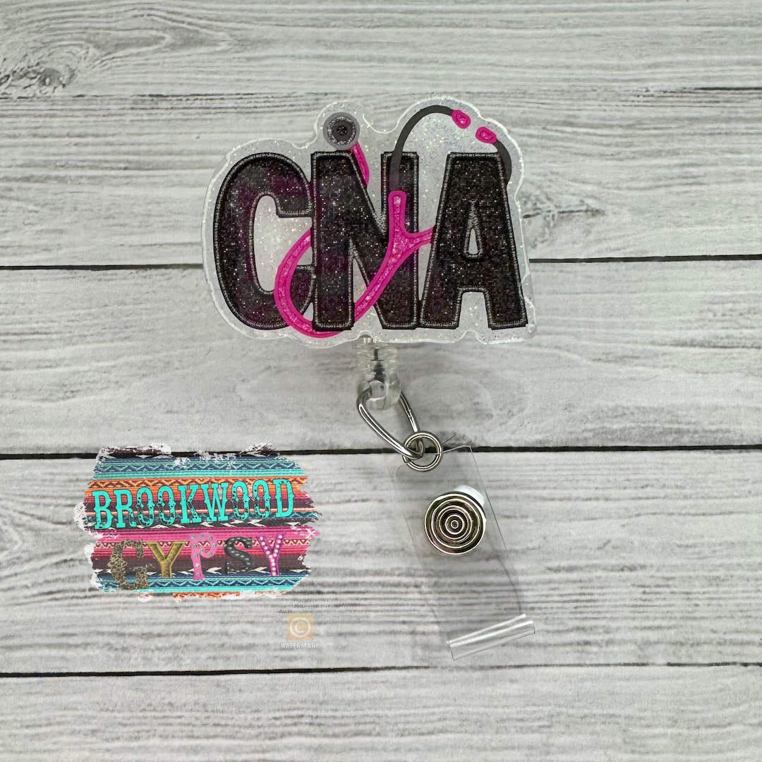 Certified Nursing Assistant Badge Reel,cna Badge Reel,medical Badge ...