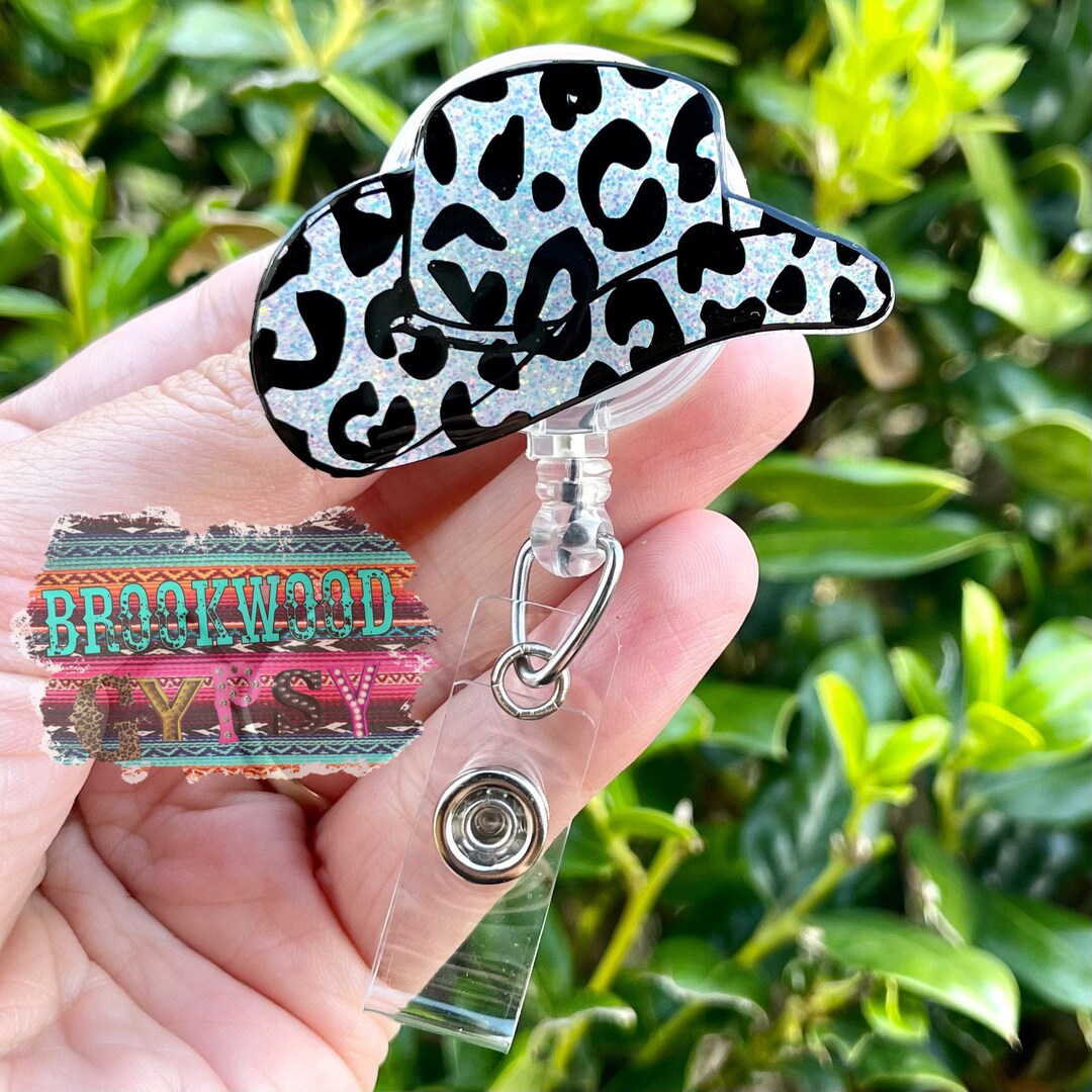 Western Badge Reel,nurses Badge Reel,cowboy Hat Badge Reel,medical ...