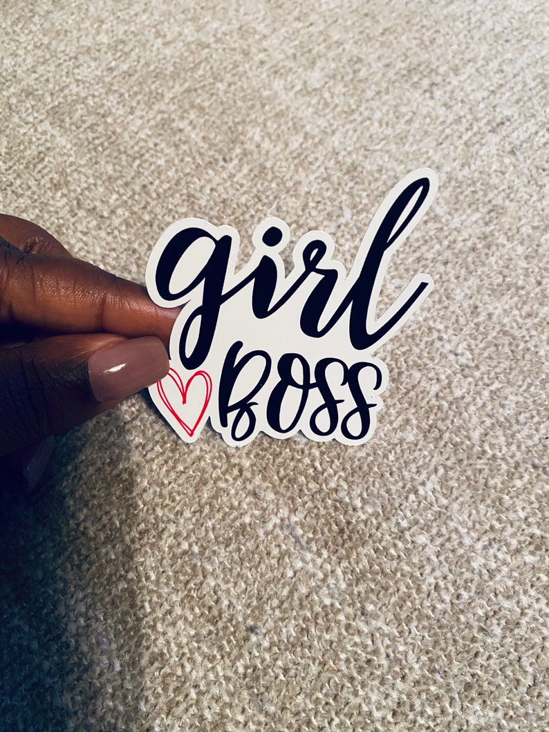 Girl Boss Girl Boss Sticker Girl Boss Love - Etsy