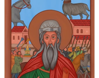 Prophet Samuel Icon - Etsy UK