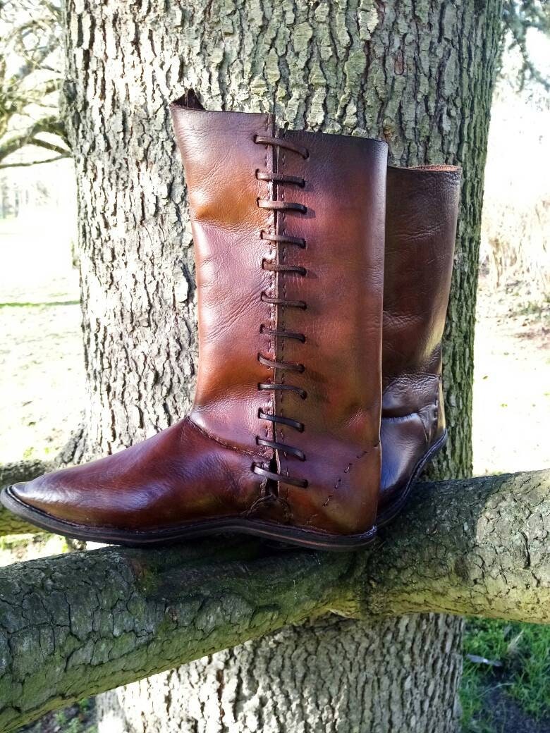Medieval boots 13th / 14th | Etsy