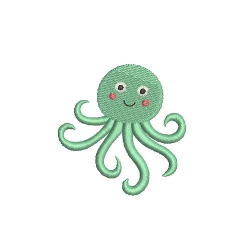 Octopus Embroidery Design Instant Download - Etsy
