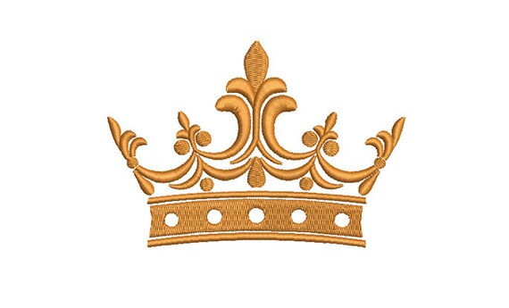 9 SizesRoyal CrownMachine Embroidery Design | Etsy