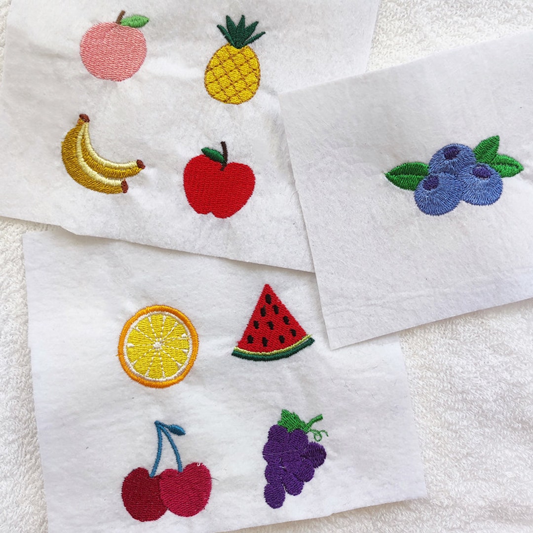 7 Sizes--mini Fruits -- Machine Embroidery Design Set - Etsy