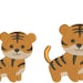 8 Sizes--mini Tiger--machine Embroidery Design--instant Download - Etsy