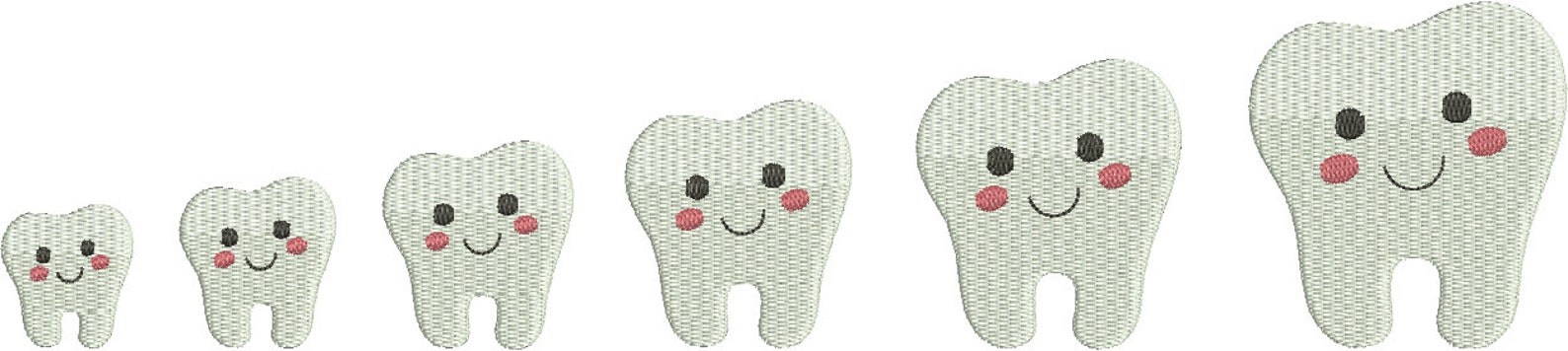 6 Sizes-mini Tooth Fairy--machine Embroidery Design Set--instant ...