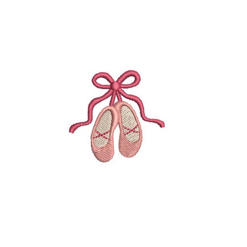Mini Ballet Slippers 2 Machine Embroidery Design-instant - Etsy