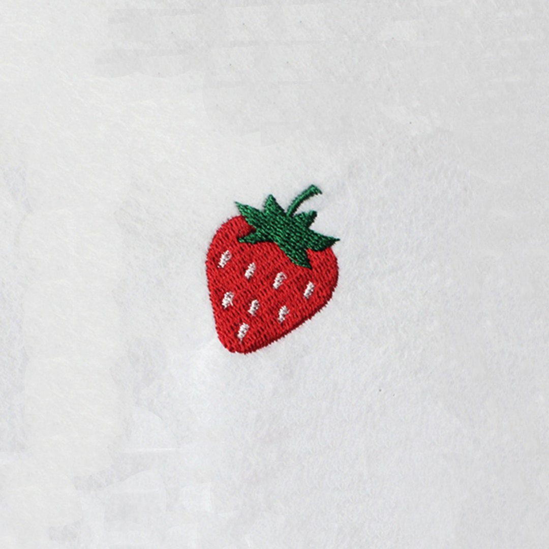 8 Sizes--mini Strawberry--machine Embroidery Design--instant Download ...
