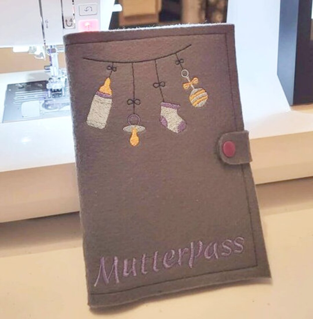 4 Sizes--mini Baby Pacifier Border--machine Embroidery Design--instant ...