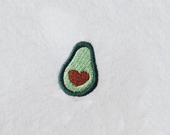 Avocado Embroidery Design | Etsy