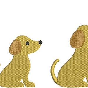 Mini Lab Puppy Dog--9 Sizes--machine Embroidery Design--instant ...