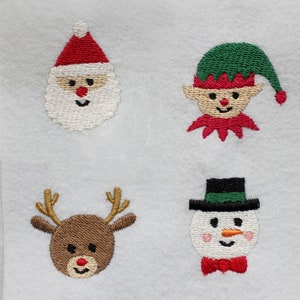 12 Designs--8 Sizes--mini Christmas--machine Embroidery Design Set - Etsy