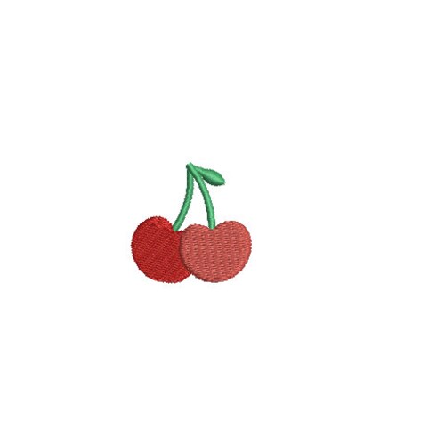 Cherries Mini Machine Embroidery Design. 3 Sizes. Instant - Etsy
