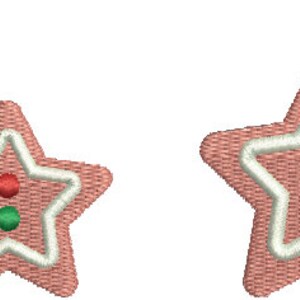 5 Sizes-mini Christmas Cookies--machine Embroidery Design Set--instant ...