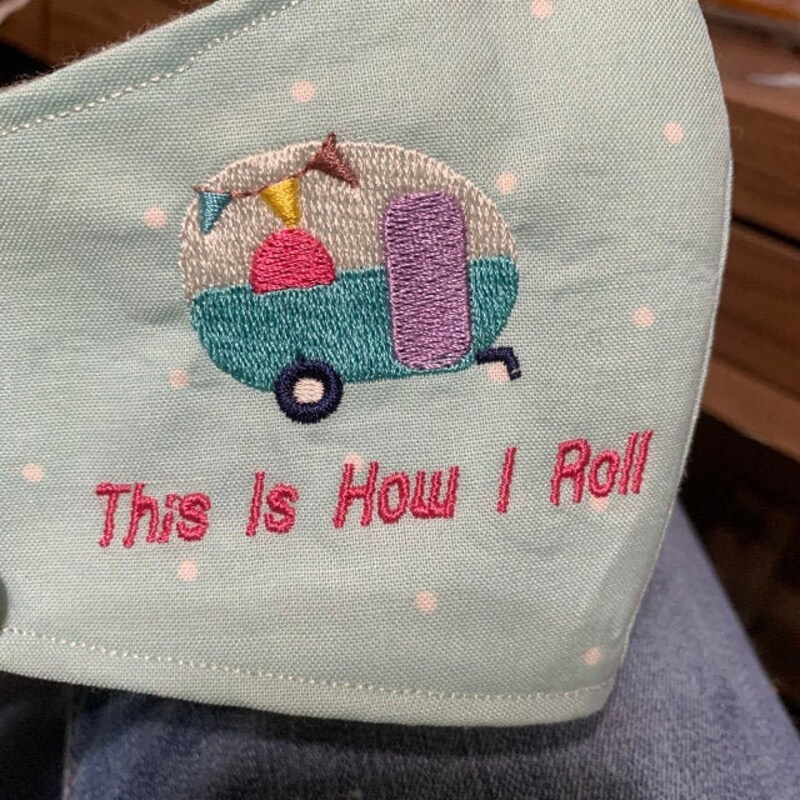 Mini Camper Embroidery Design - Etsy