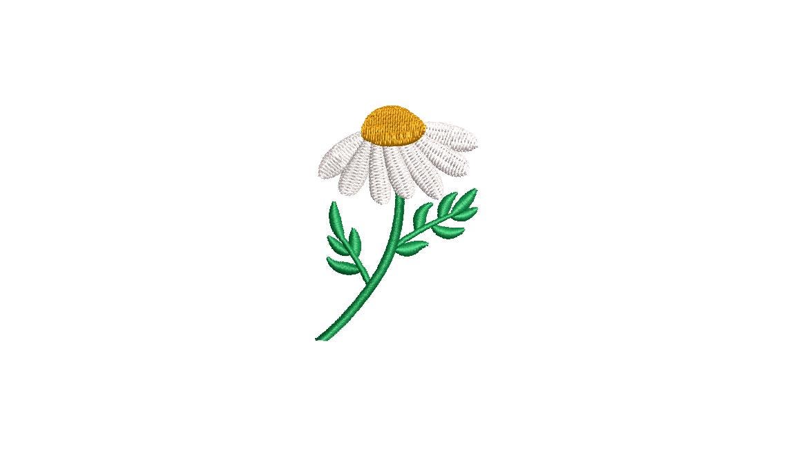 9 Sizes--mini Daisy 4--machine Embroidery Design--instant Download - Etsy