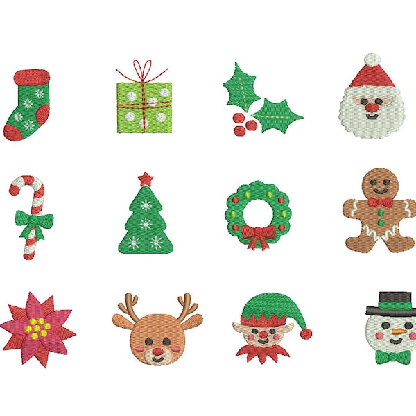 Christmas Machine Embroidery Designs - Etsy