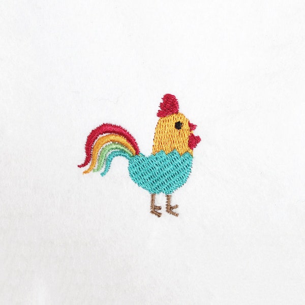 Rooster Embroidery - Etsy