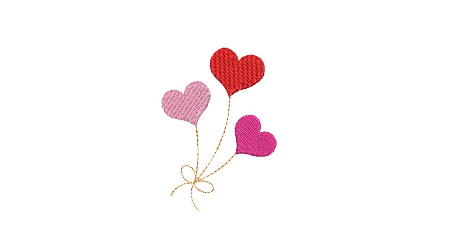 9 Sizes--mini Hearts--machine Embroidery Design--instant Download - Etsy