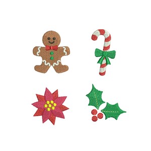 12 Designs--8 Sizes--mini Christmas--machine Embroidery Design Set - Etsy
