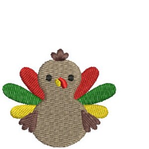6 Sizes-mini Thanksgiving Day--machine Embroidery Design Set--instant ...