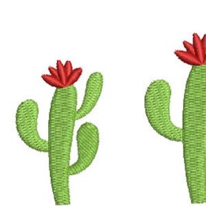 5 Sizes-mini Cactus--machine Embroidery Design Set--instant Download - Etsy