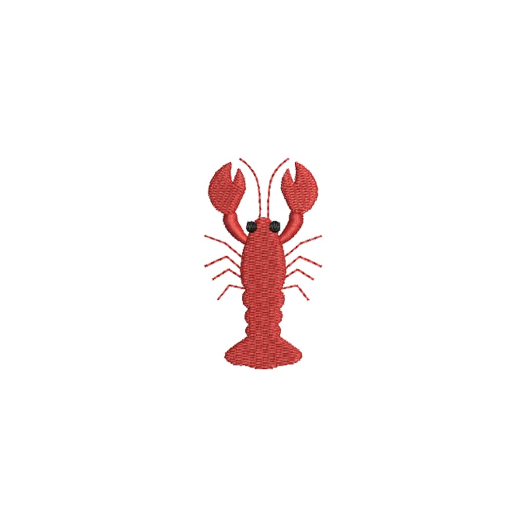 Mini Crawfish--7 Sizes--machine Embroidery Design--instant Download - Etsy