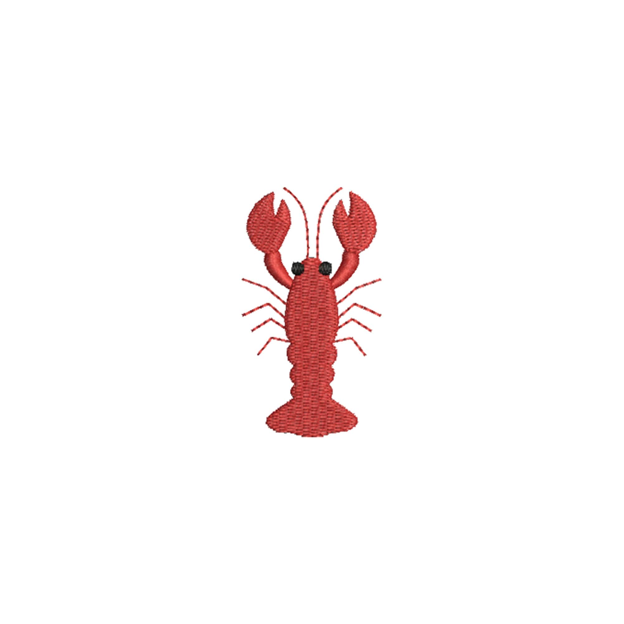Embroidery Mini Crawfish--7 Sizes--Machine Embroidery Design--Instant ...
