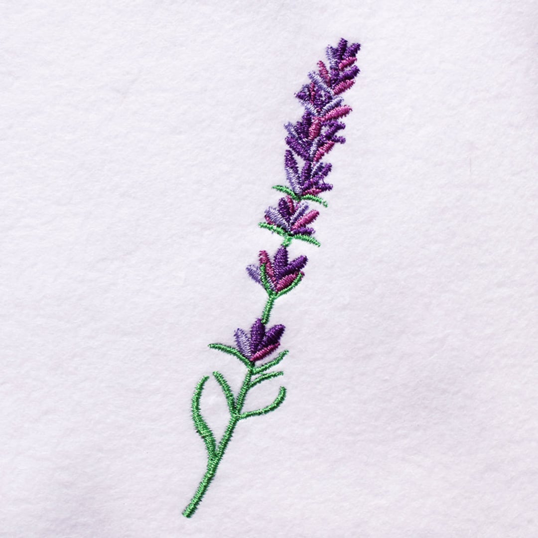 5 Sizes-lavender--machine Embroidery Design--instant Download - Etsy
