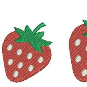 8 Sizes--mini Strawberry--machine Embroidery Design--instant Download ...