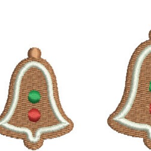 5 Sizes-mini Christmas Cookies--machine Embroidery Design Set--instant ...