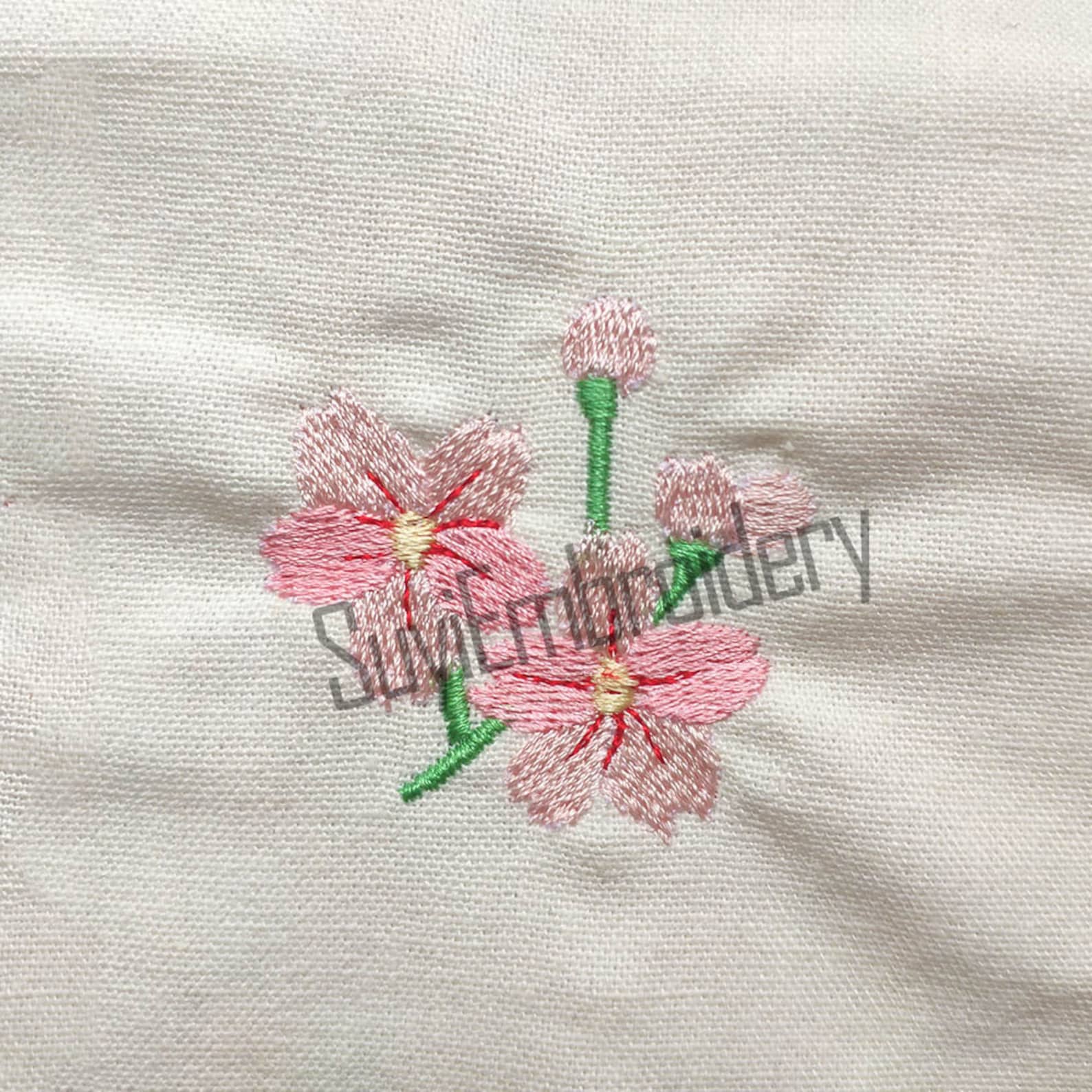 Mini Sakura--machine Embroidery Design - Etsy