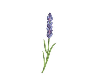 Machine Embroidery Design Lavender Embroidery PES Instant Download 4x4 ...