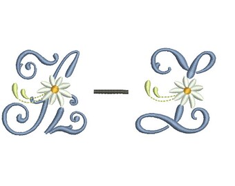 Daisy Alphabet | Etsy