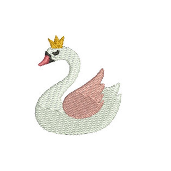 Swan Embroidery - Etsy