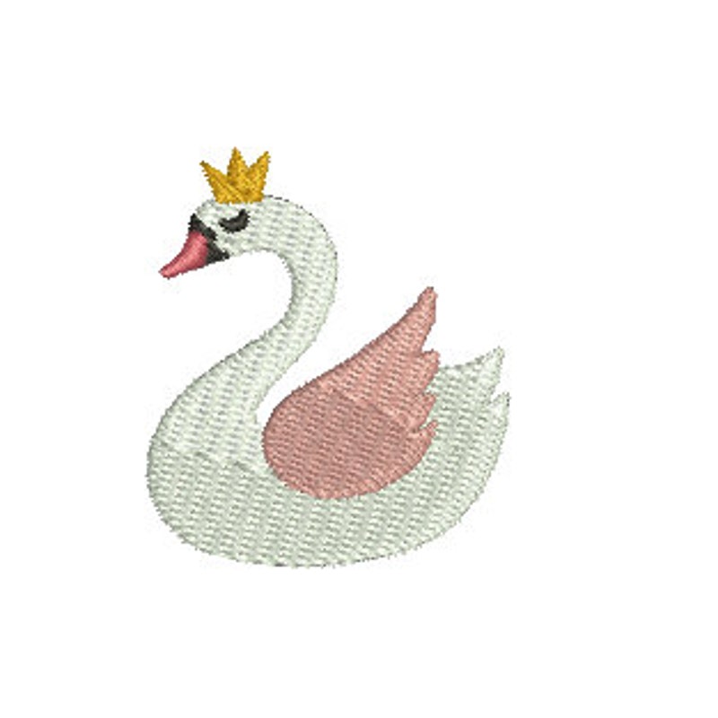 Swan Embroidery - Etsy