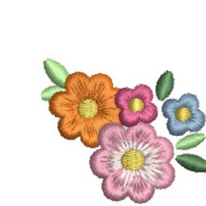 Mini Flower--6sizes--machine Embroidery Design--instant Download - Etsy