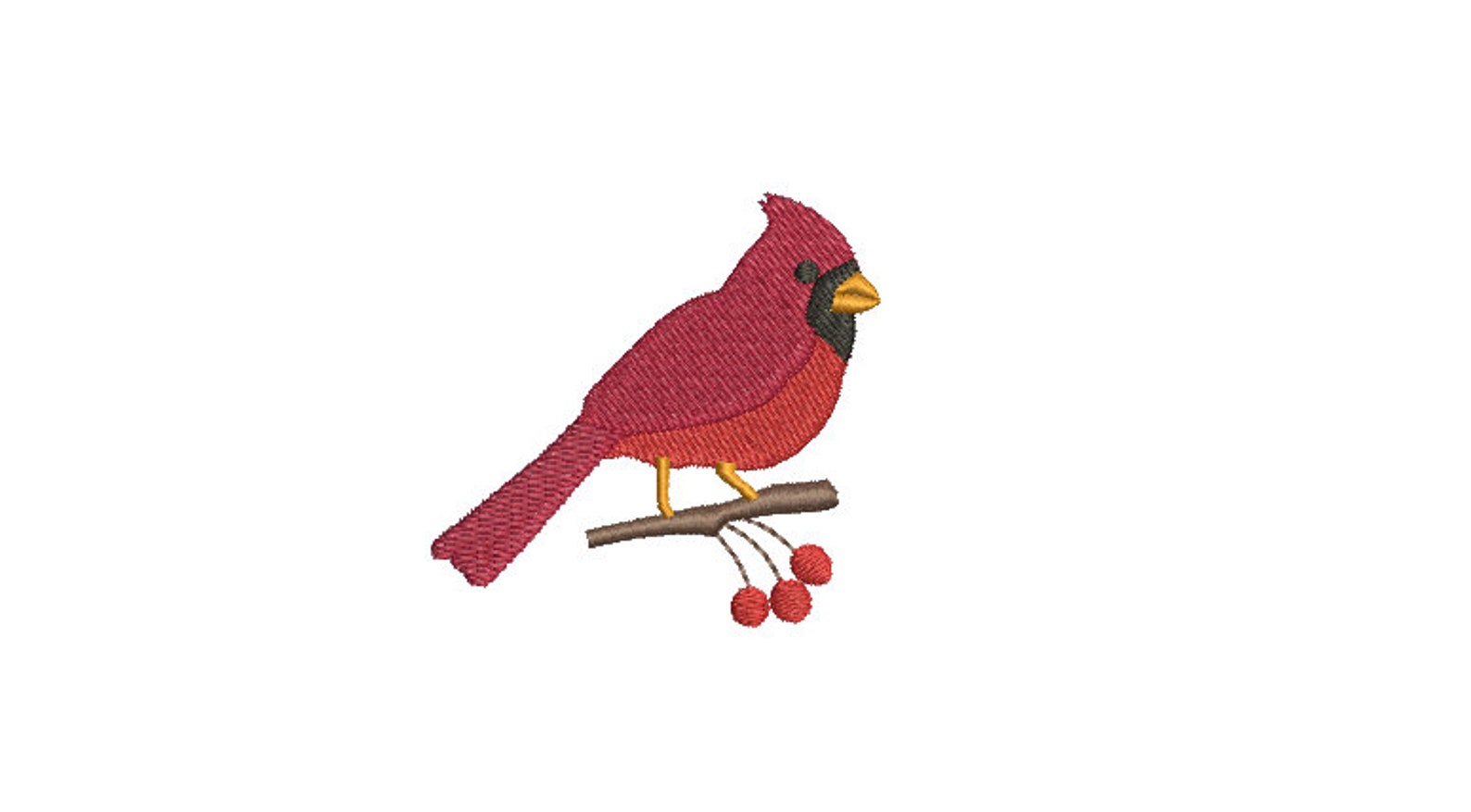 9 Sizes-mini Cardinal-machine Embroidery Designinstant - Etsy