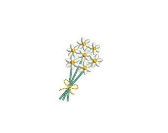 Daisy Flowers Embroidery Design. Machine Embroidery Design. Daisies ...