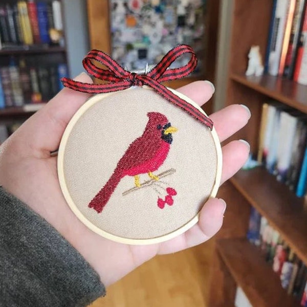 Cardinal Embroidery - Etsy
