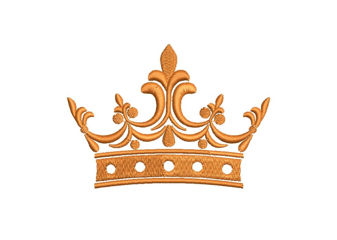 9 Sizes--royal Crown--machine Embroidery Design - Etsy
