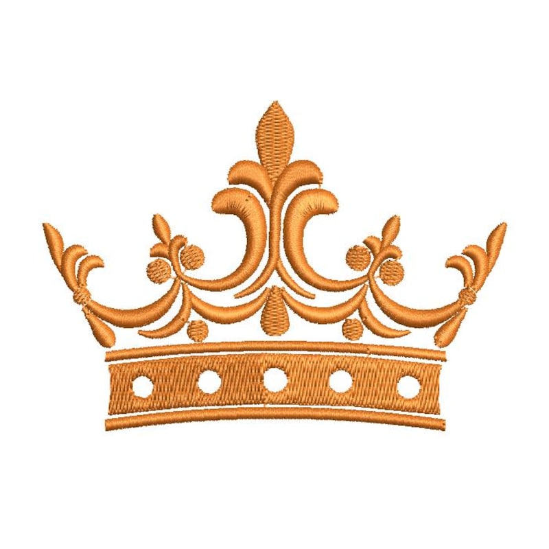 Crown Embroidery Pattern - Etsy