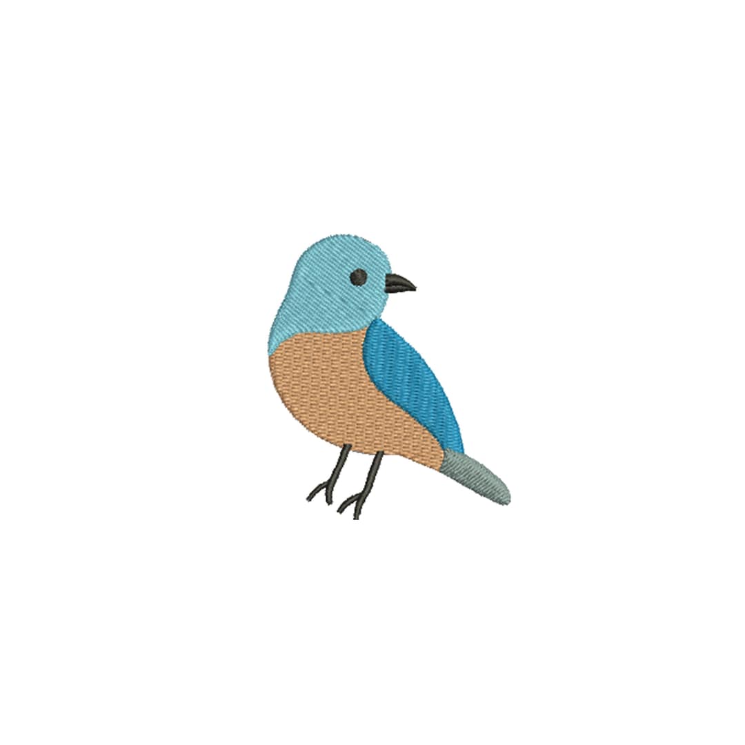 8 Sizes-mini Bluebird--machine Embroidery Design--instant Download - Etsy