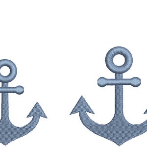 11 Sizes--mini Anchor--machine Embroidery Design--instant Download - Etsy