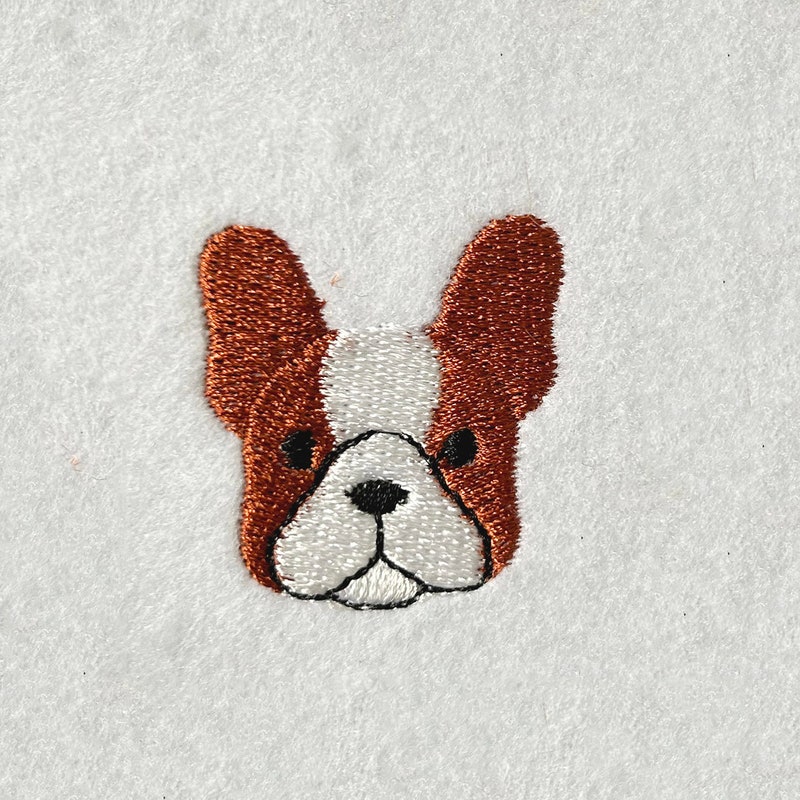 Bulldog Embroidery - Etsy