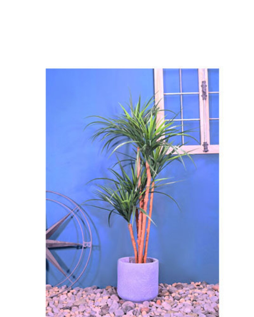 Large Fiber Clay Planter-cylinder Pot 10''mid Century Pot-indoor ...
