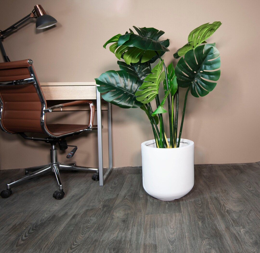 Extra Large Planter Indoor and Outdoor Planter Cylinder Pots Light ...