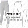 PATTERN Basic Unisex Vest, Sewing Pattern, Digital, Pattern PDF, Pack ...