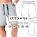 PATTERN Short Sport Pants for Men Sewing Pattern Digital | Etsy
